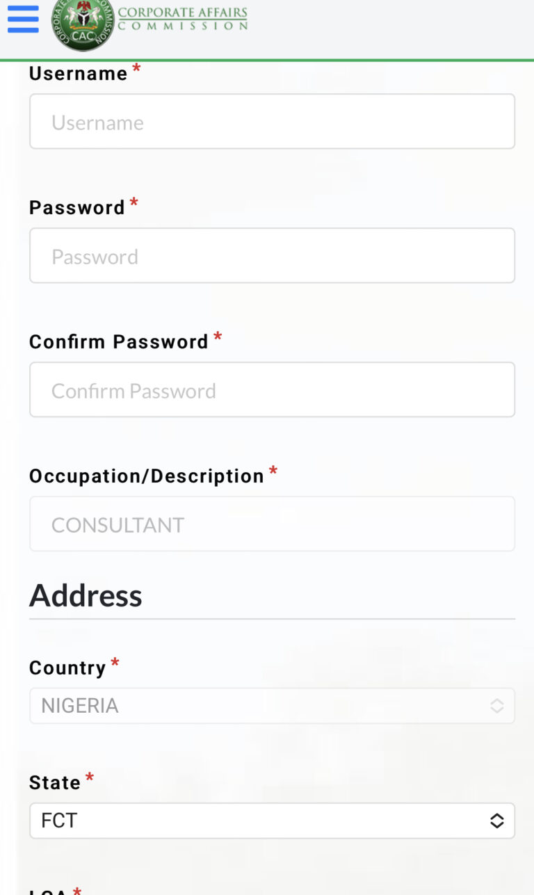 CAC BUSINESS NAME REGISTRATION : STEP BY STEP GUIDE