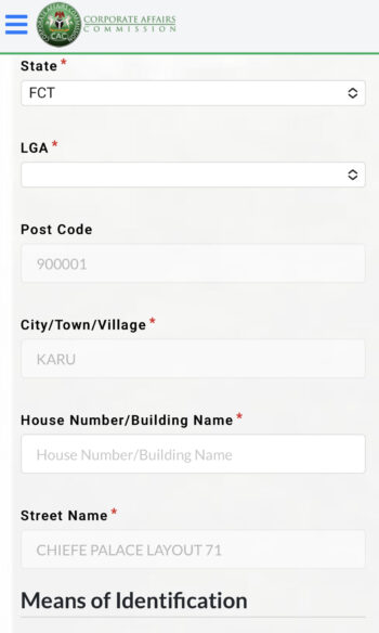 CAC BUSINESS NAME REGISTRATION : STEP BY STEP GUIDE
